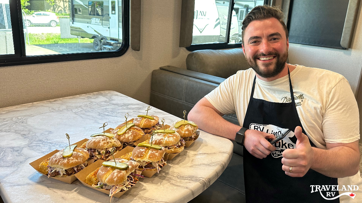 RV Cooking With Luke Ferrey - Pulled Pork Sandwiches! - Traveland RV Blog